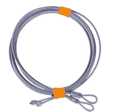 Torsion Cable Assembly, 1/8" 7X19, 12' - Denco Door Stuff