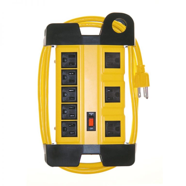 8-Outlet Metal Workshop Power Block - Denco Door Stuff